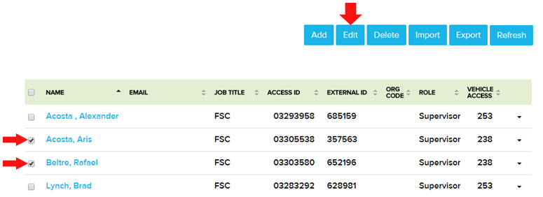 Edit people – Powerfleet Knowledge