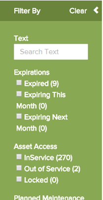 Vehicle list - overview – Powerfleet Knowledge