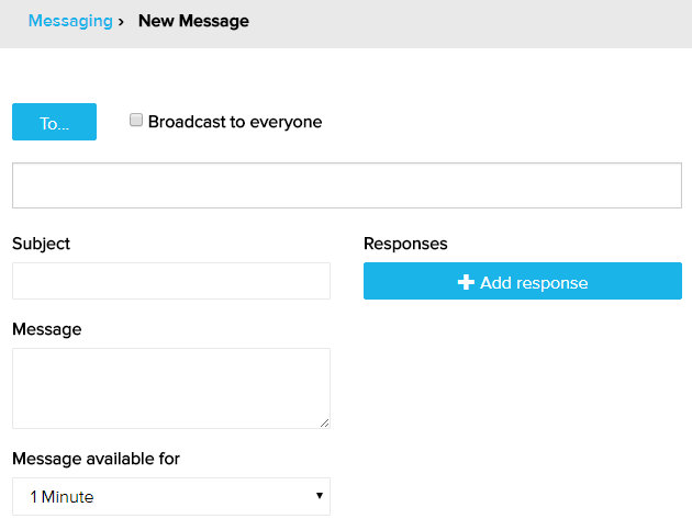 Create new message – Powerfleet Knowledge