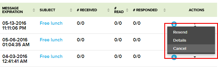 Messaging - Main Screen - Overview – Powerfleet Knowledge